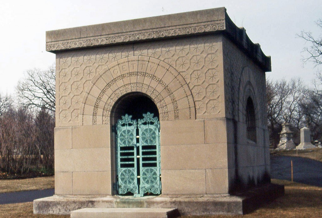 Graceland Cemetery: Carrie Eliza Getty | Mike Higginbottom Interesting ...